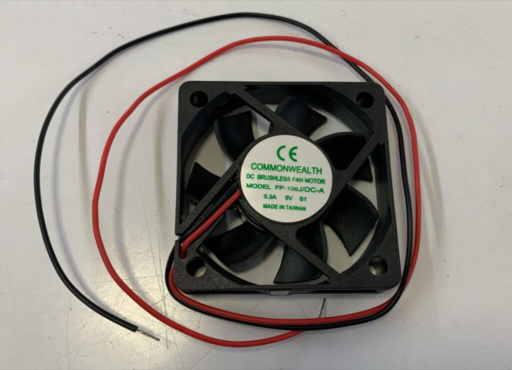 FP-108J DC-A 5V – 5V Fan 5x5x1cm – 50x50x10mm – C.B.Electronics