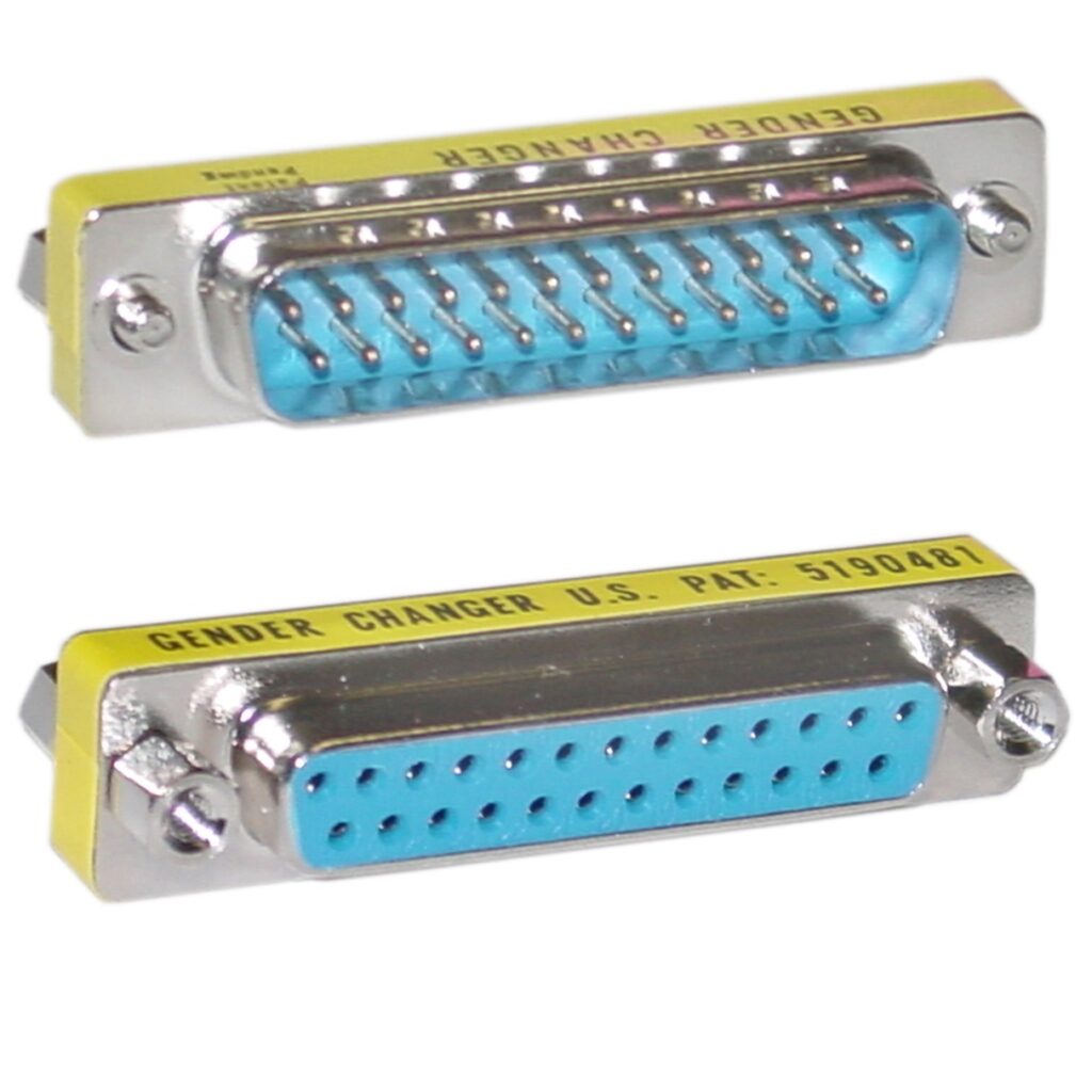 ADAPTOR 25PIN Male TO 25PIN Female – C.B.Electronics