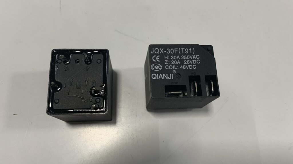 JQX-15F Relay 48VDC – 30A – 1 Contact – C.B.Electronics