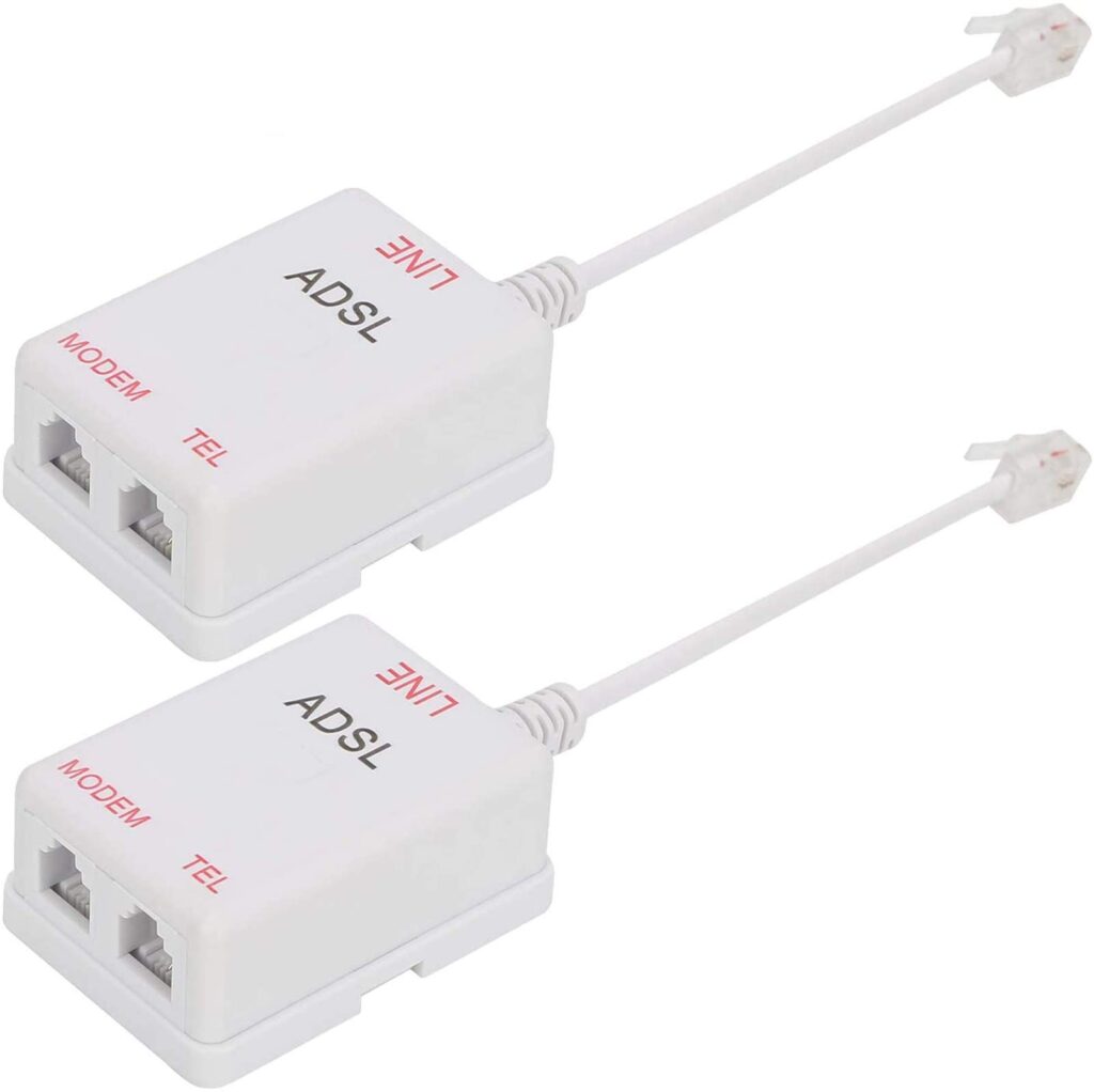 In-line DSL Filter Splitter/in-line DSL Filter RJ11 6P2C Male to 2 ...