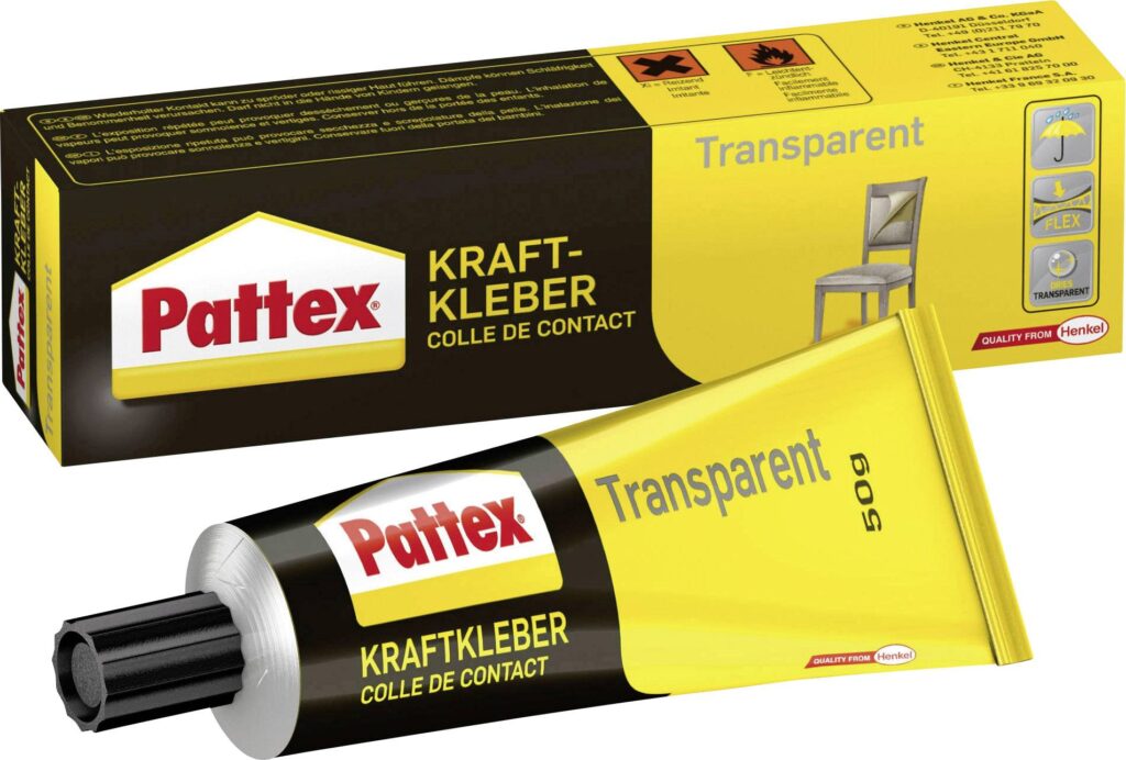 Pattex Transparent Contact adhesive PXT1C 50 g – C.B.Electronics