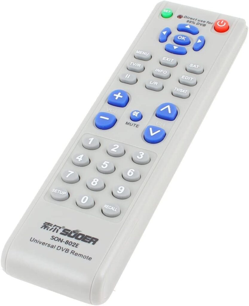 Amico SON-802E Replacement Universal TV Remote Control Grey – C.B ...