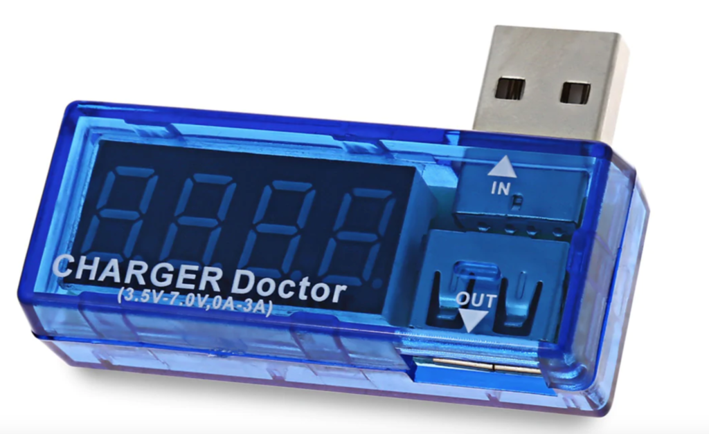 USB Power Current Voltage Detector Portable Tester – Charger Doctor – C ...