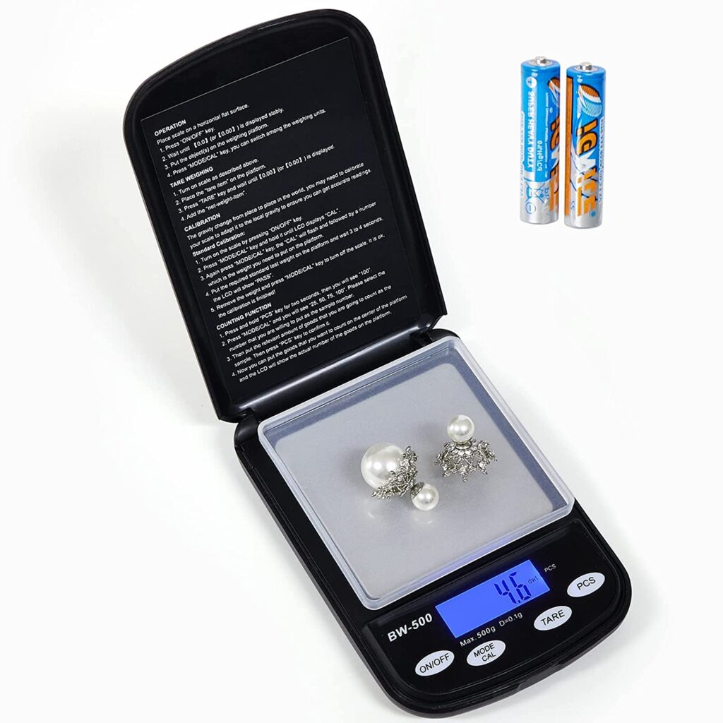 MINGLISCALE Weight Gram Scale Digital Pocket Scale, Jewelry Scale, Food ...