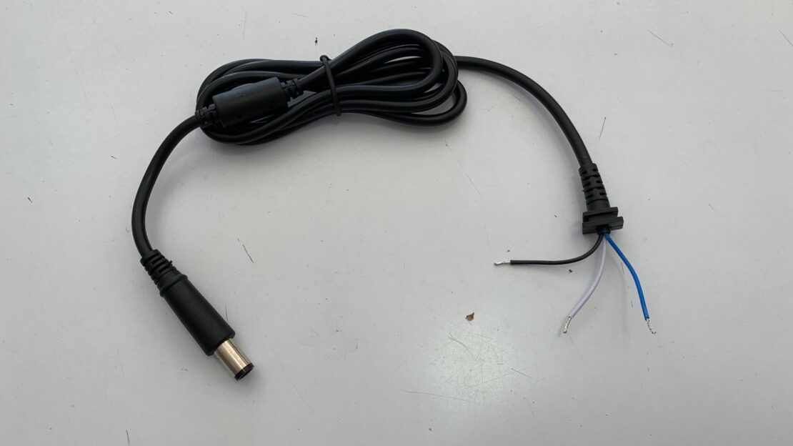 3 Wires DC Cable DC 2.1mm Male jack Connector – C.B.Electronics