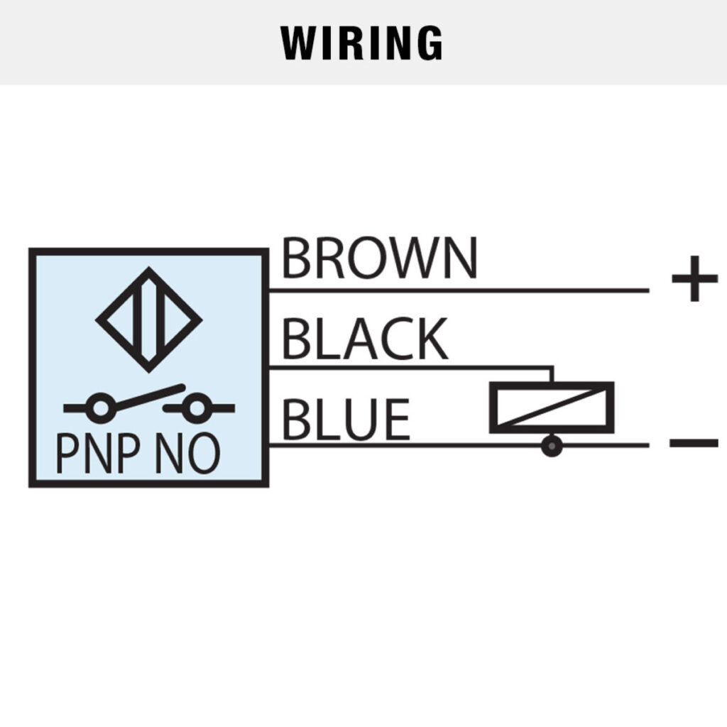 SI8-DC2 PNP NO H1, Inductive Proximity Sensor, 8 mm diameter, stainless ...