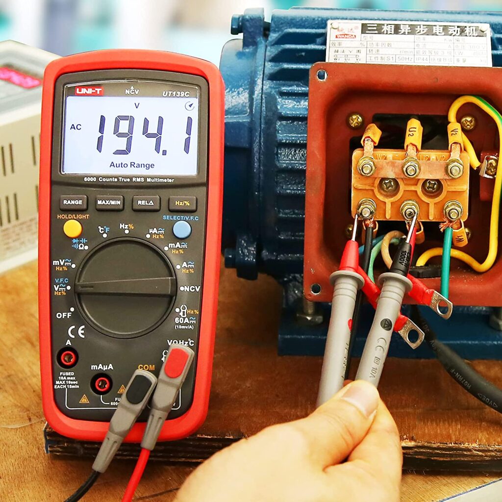 UNI-T UT139C Digital Multimeter Auto Range True RMS Meter Handheld ...