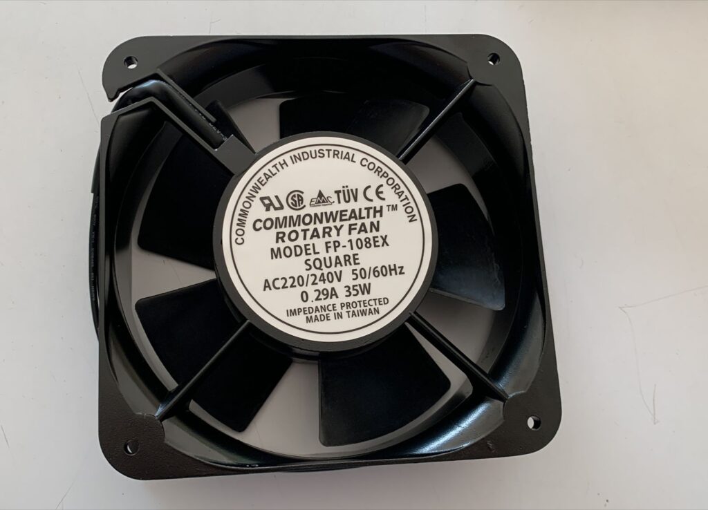 220V Fan 15x15x5.1cm – 150x150x51mm – C.B.Electronics
