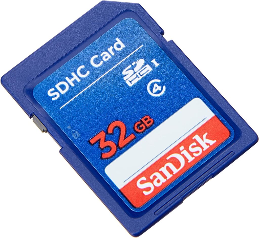 SanDisk 32GB SDHC Flash Memory Card (SDSDB-032G-B35) – C.B.Electronics