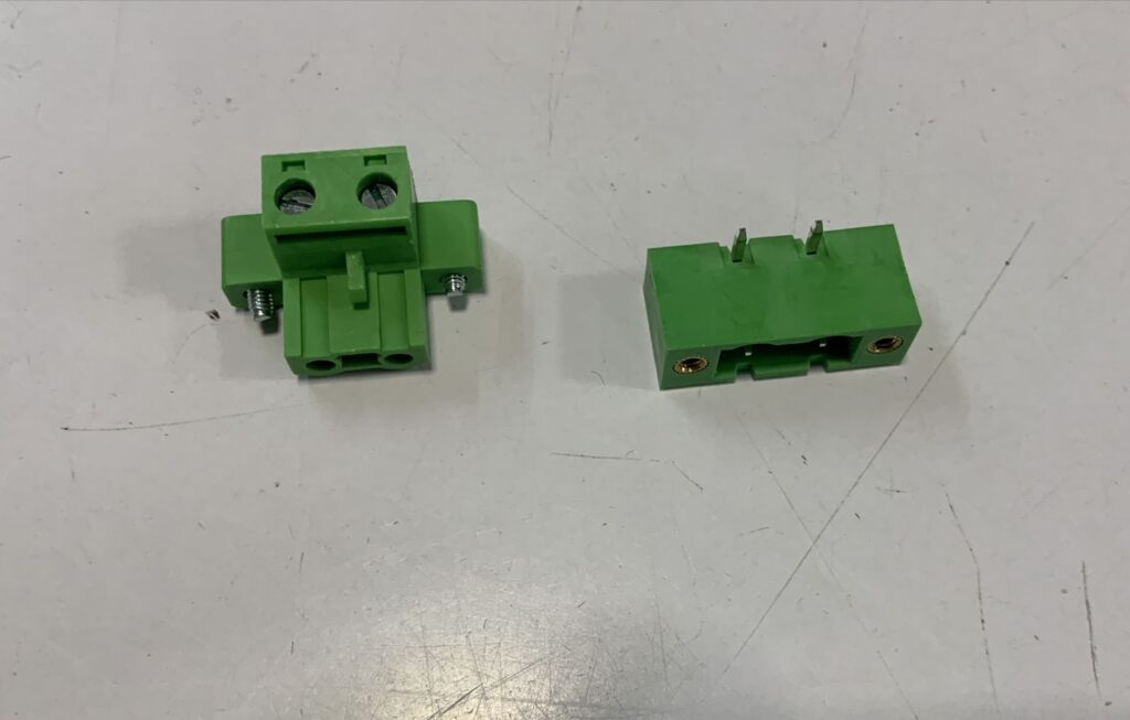 Pluggable Terminal Blocks Socket 2 Pole Green Male/Female PCB – C.B ...