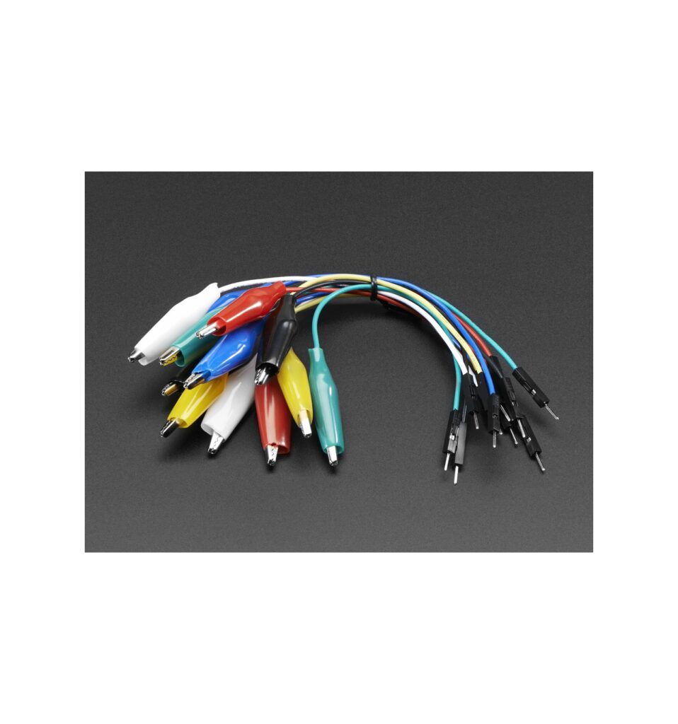 JUMPER WIRE MALE TO ALLIGATOR CLIP – C.B.Electronics