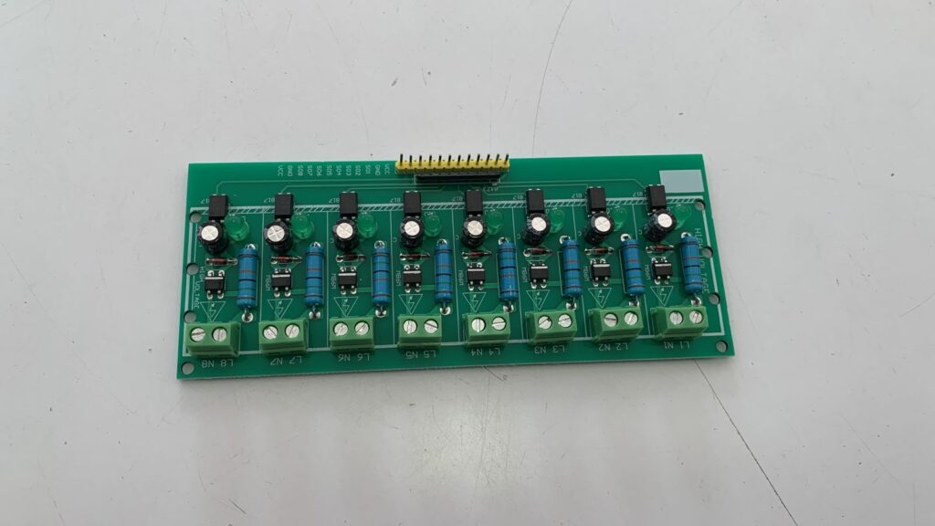 8 Channel Optocoupler Isolation Module AC 220V Isolated Board Testing ...