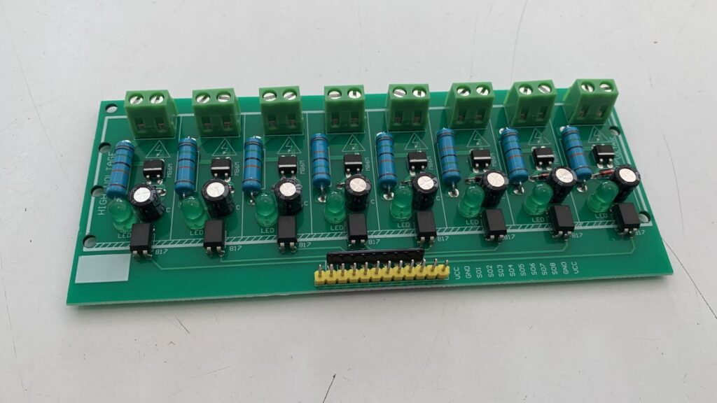 8 Channel Optocoupler Isolation Module AC 220V Isolated Board Testing ...