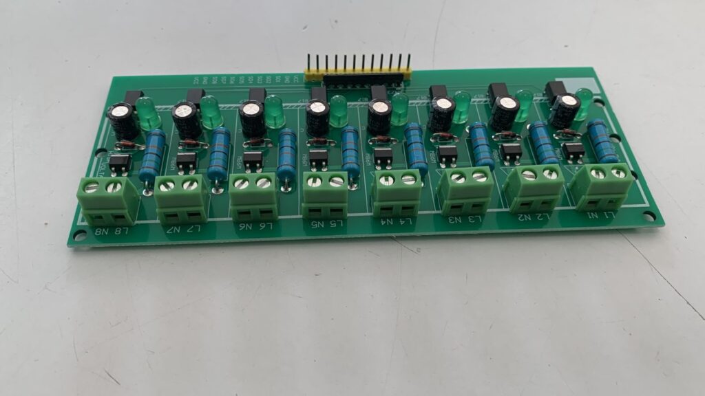 8 Channel Optocoupler Isolation Module AC 220V Isolated Board Testing ...
