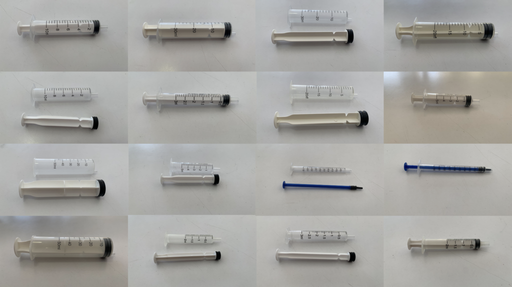 Set of 8 Plastic Syringes – C.B.Electronics