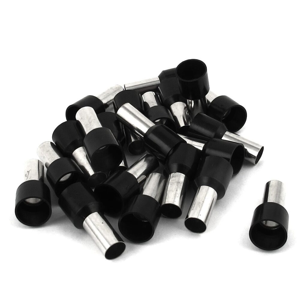 Cord End Terminal (Wire Ferrules) – E16-12 Black – C.B.Electronics