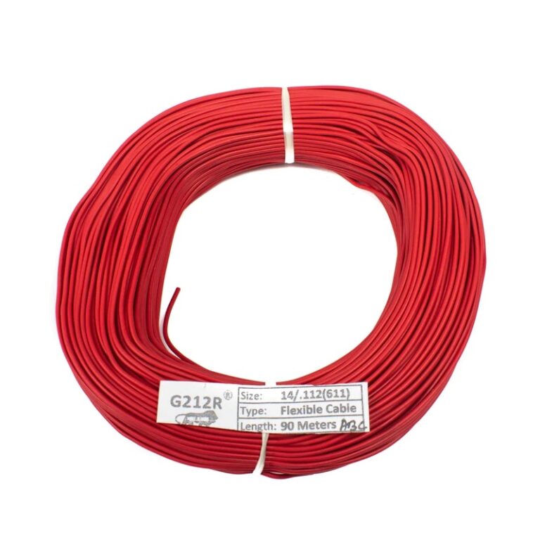 Red WIRE SIGNAL 11×0.14mm – C.B.Electronics