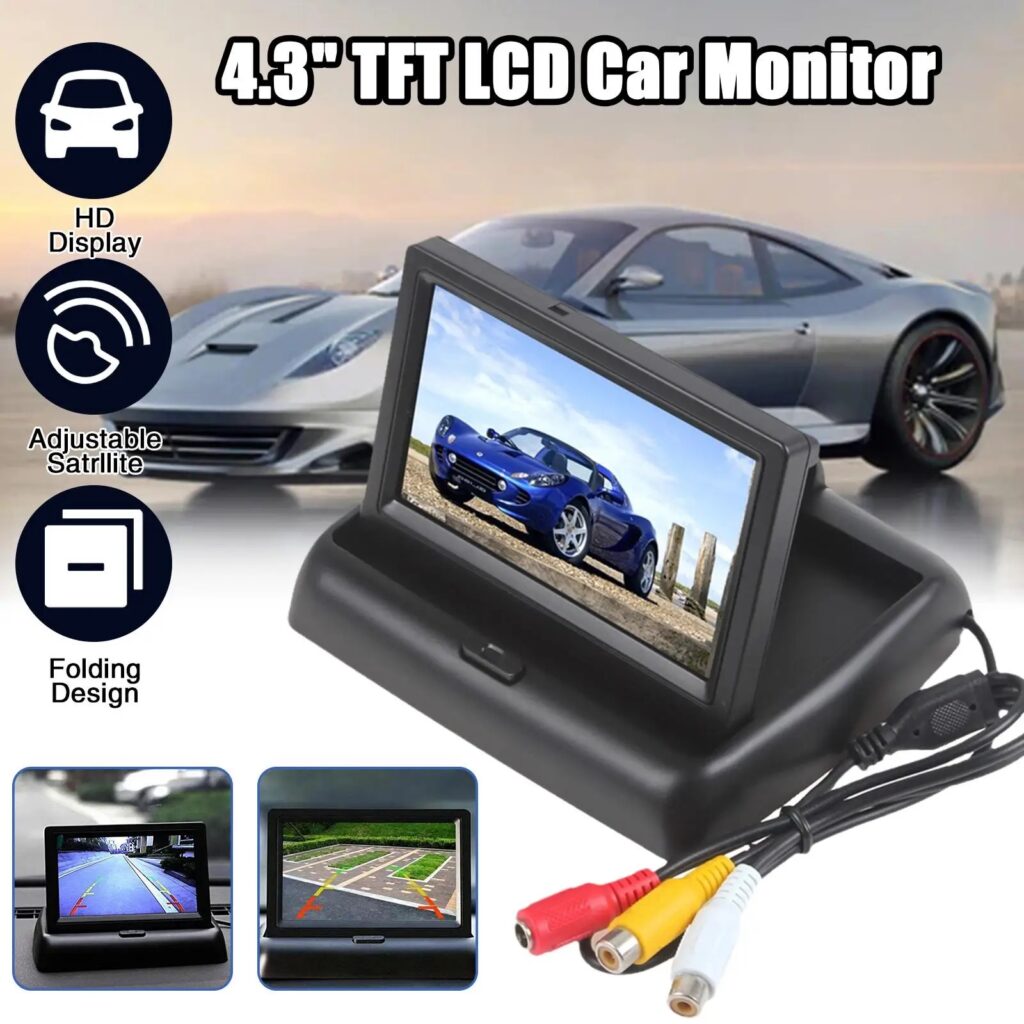 4.3 Inch TFT LCD Screen, Car Rear View Monitor, Rear View Parking ...