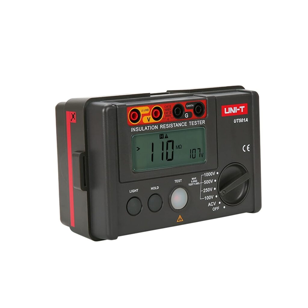 UNI-T Digital Megohmmeter UT501A Insulation Resistance Tester ...