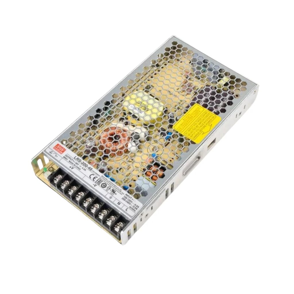 Enclosed Type 211.2W 48V 4.4A LRS-200-48 Meanwell AC-DC Single Output LRS-200 Series MEAN WELL ...