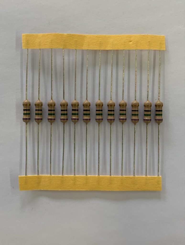 75E 0.5W – 75 Ohm Resistor 1/2W – C.B.Electronics