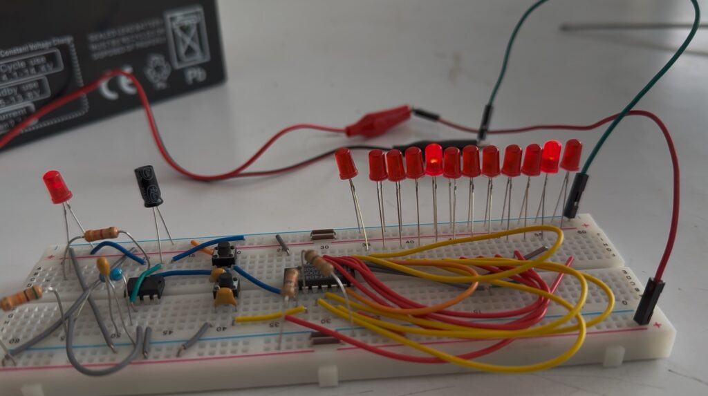 A Simple Binary Counter Project Using HEF4040 and NE555 – C.B ...